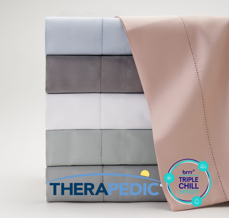 Sleep Peacefully With Therapedic brrr° Cooling Sheets - brrrº