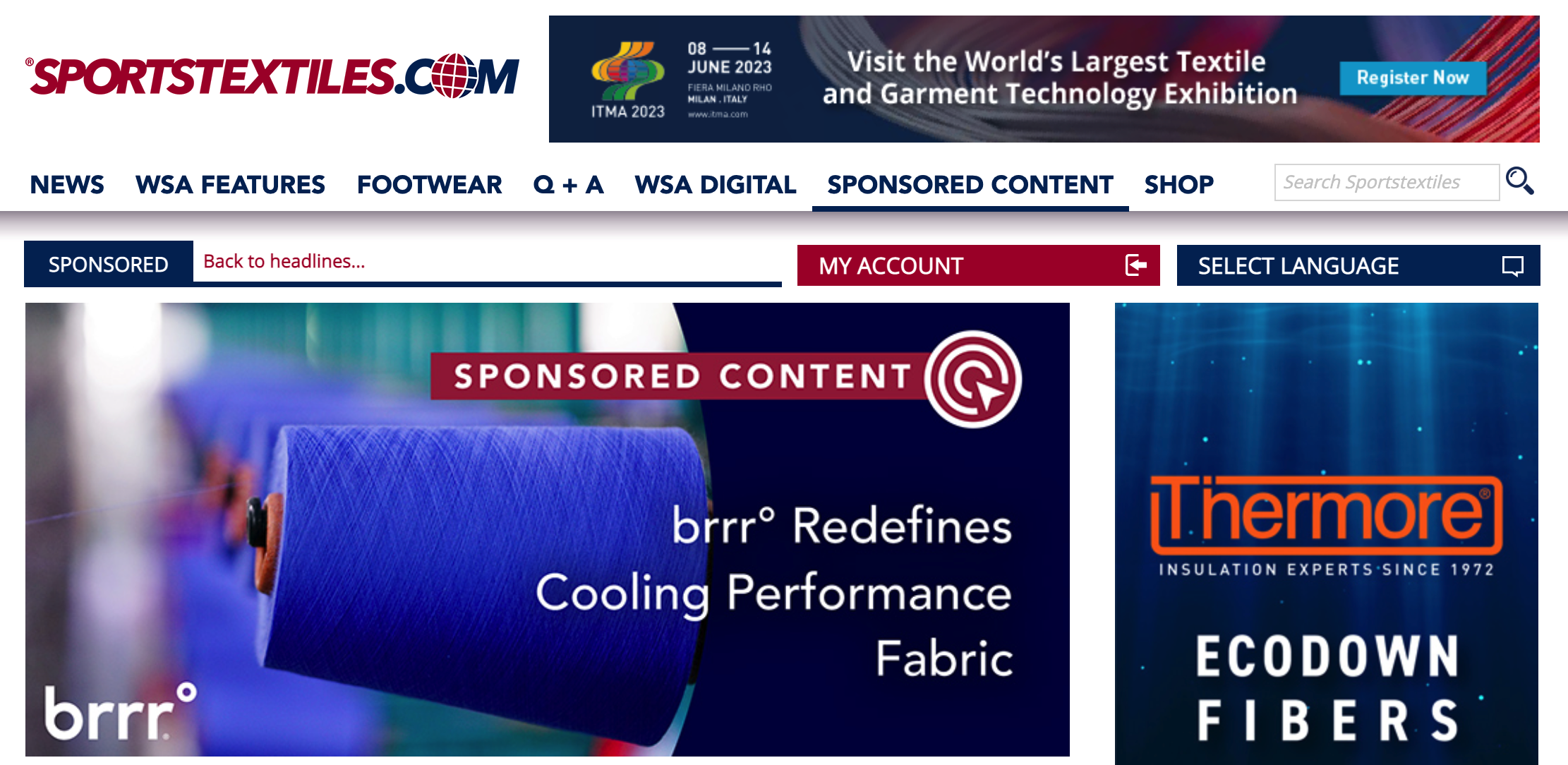 Sports Textiles: brrr° Redefines Cooling Performance Fabric - brrrº