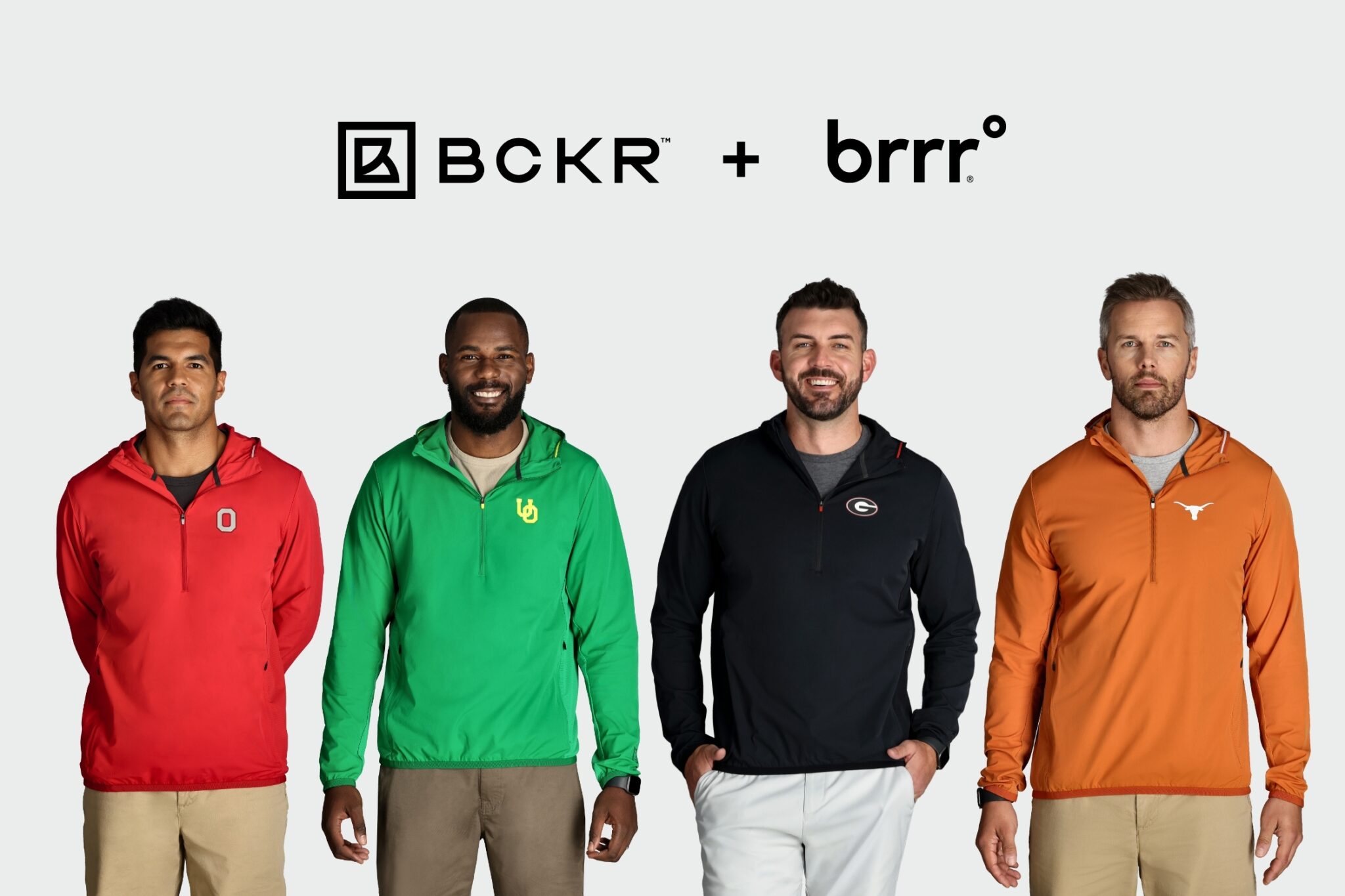 BCKR UPF Cooling Pullovers Made With brrr° Keep You Cooler on Game Day - brrrº